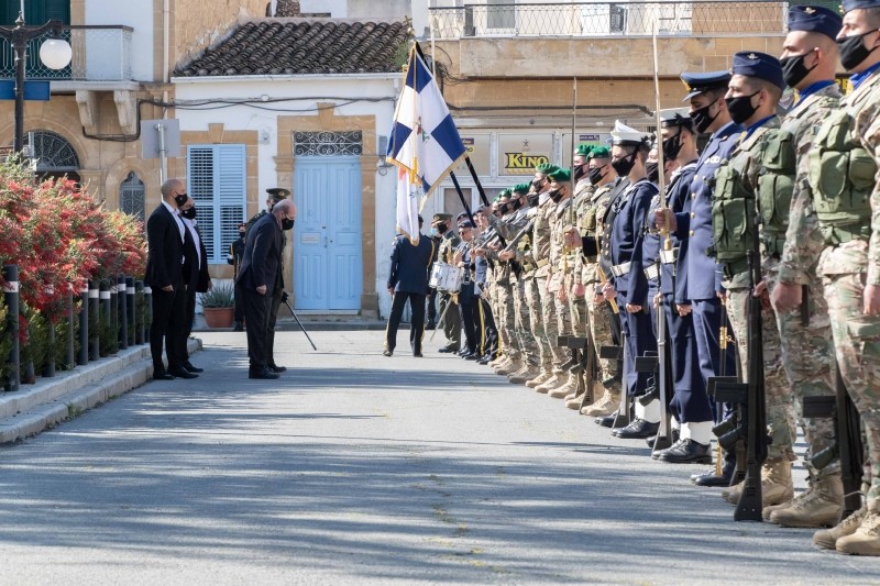 Εορτασμοί επετείου 1ης Απριλίου για την ένωση της Κύπρου με τη μητέρα ...