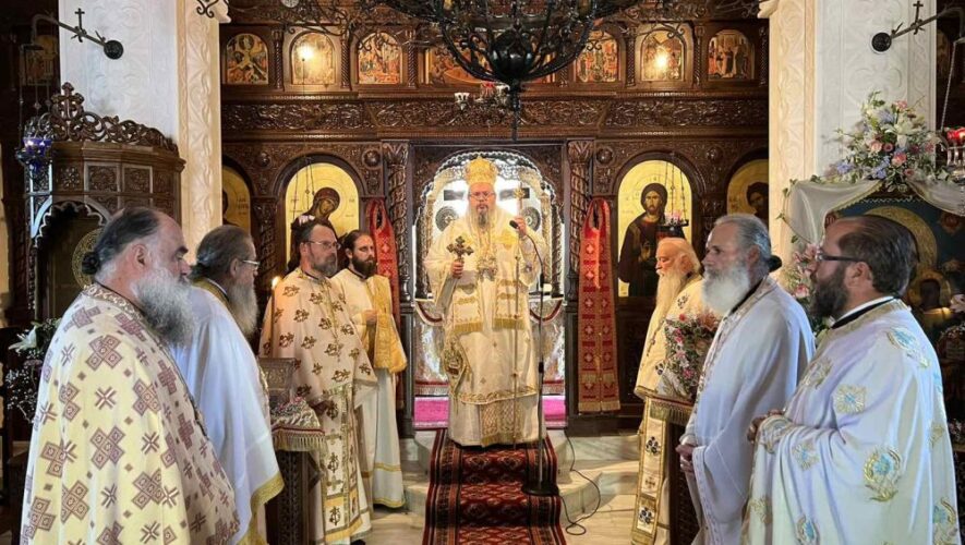 Τα εννιάμερα της Παναγίας στην Ι. Μ. Κοιμήσεως της Θεοτόκου Μπούρα ...