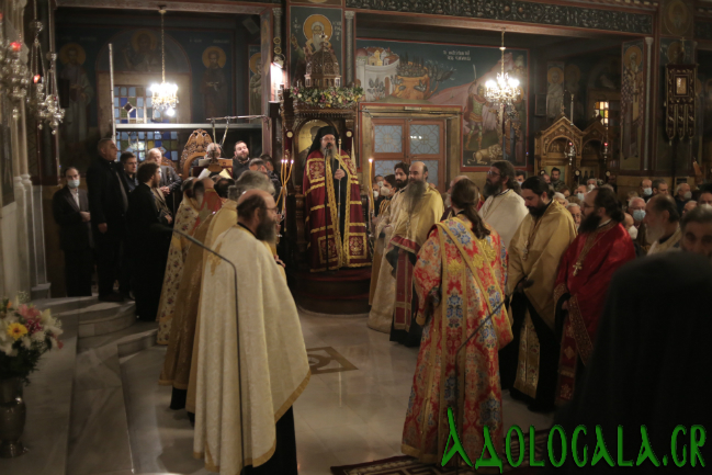 Λαμπρός ο Εσπερινός του Αγίου Ελευθερίου στο Γκύζη (Φωτορεπορτάζ ...