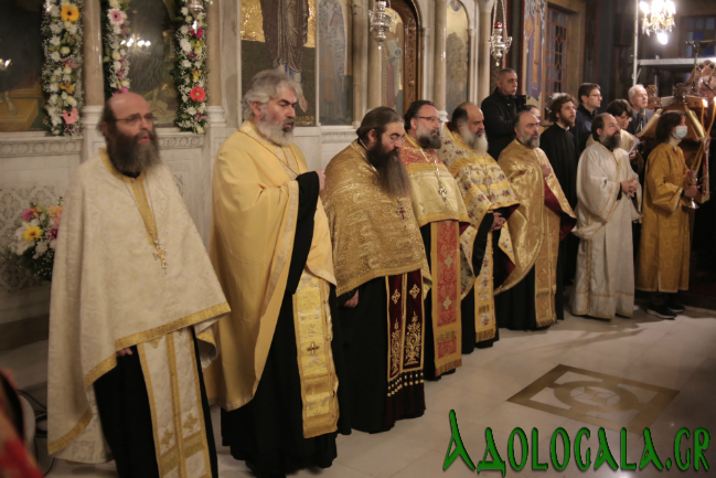 Λαμπρός ο Εσπερινός του Αγίου Ελευθερίου στο Γκύζη (Φωτορεπορτάζ ...