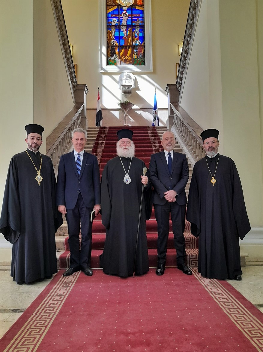 Τον νέο πρέσβη της Ελλάδας στην Αίγυπτο υποδέχθηκε η Α.Θ.Μ. ο ...