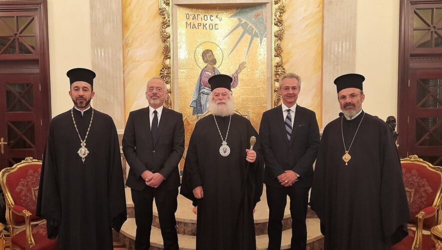 Τον νέο πρέσβη της Ελλάδας στην Αίγυπτο υποδέχθηκε η Α.Θ.Μ. ο ...