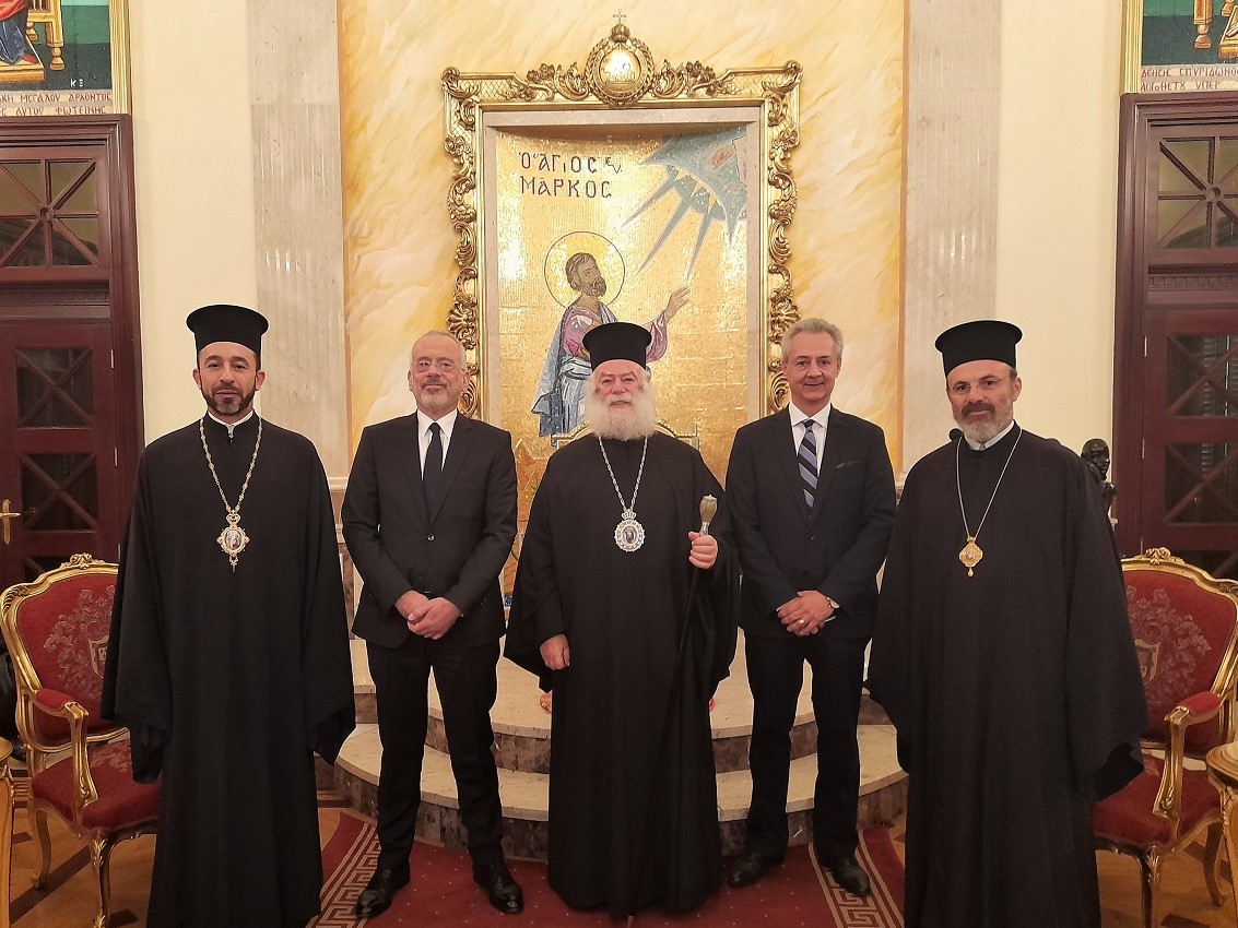 Τον νέο πρέσβη της Ελλάδας στην Αίγυπτο υποδέχθηκε η Α.Θ.Μ. ο ...