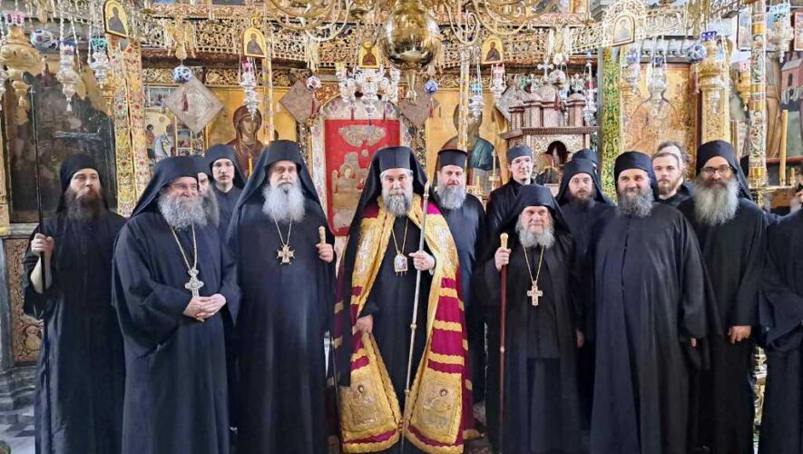 Άγιος Αγάθαρχος Επίσκοπος Λευκάδας και οι Άγιοι Πέντε Θεοφόροι Πατέρες ...