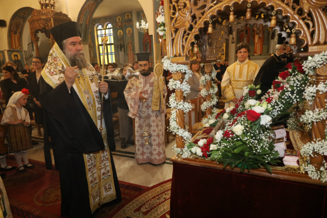 Υποδοχή της Τιμίας Δεξιάς του Αγίου Σπυρίδωνος από την Κέρκυρα στη ...