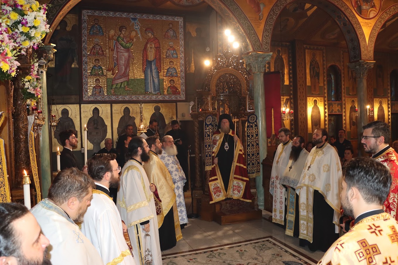 Η εορτή της Οσίας Ειρήνης της Χρυσοβαλάντου στην Αστόρια της Νέας ...