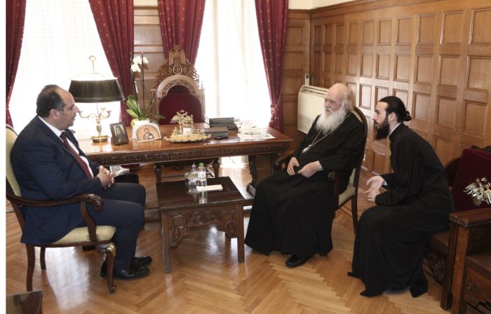 Η πρέσβης της Εσθονίας Karin Rannu & ο Πρέσβης της Παλαιστινιακής Αρχής ...