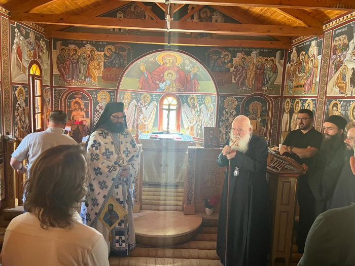 Προσκύνημα του Αρχιεπισκόπου Αθηνών Ιερωνύμου στο μοναστηριακό κάθισμα ...