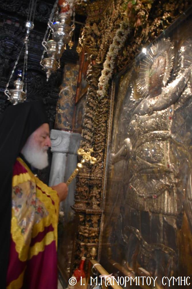 Στην Ιερά Μονή Πανορμίτη Σύμης ο Μητροπολίτης Αρκαλοχωρίου Ανδρέας ...