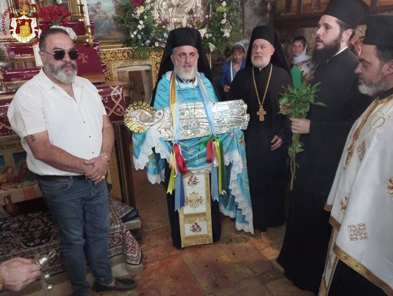 Απόδοση της εορτής της Κοιμήσεως της Θεοτόκου και η άνοδος της Εικόνας ...