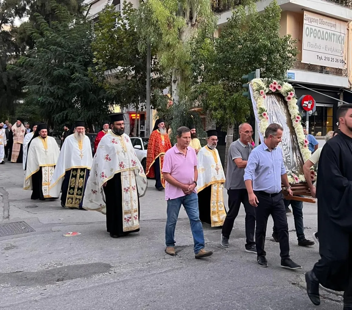 Η Μνήμη της Αγίας Μεγαλομάρτυρος Ευφημίας στον πανηγυρίζοντα Ιερό Ναό ...