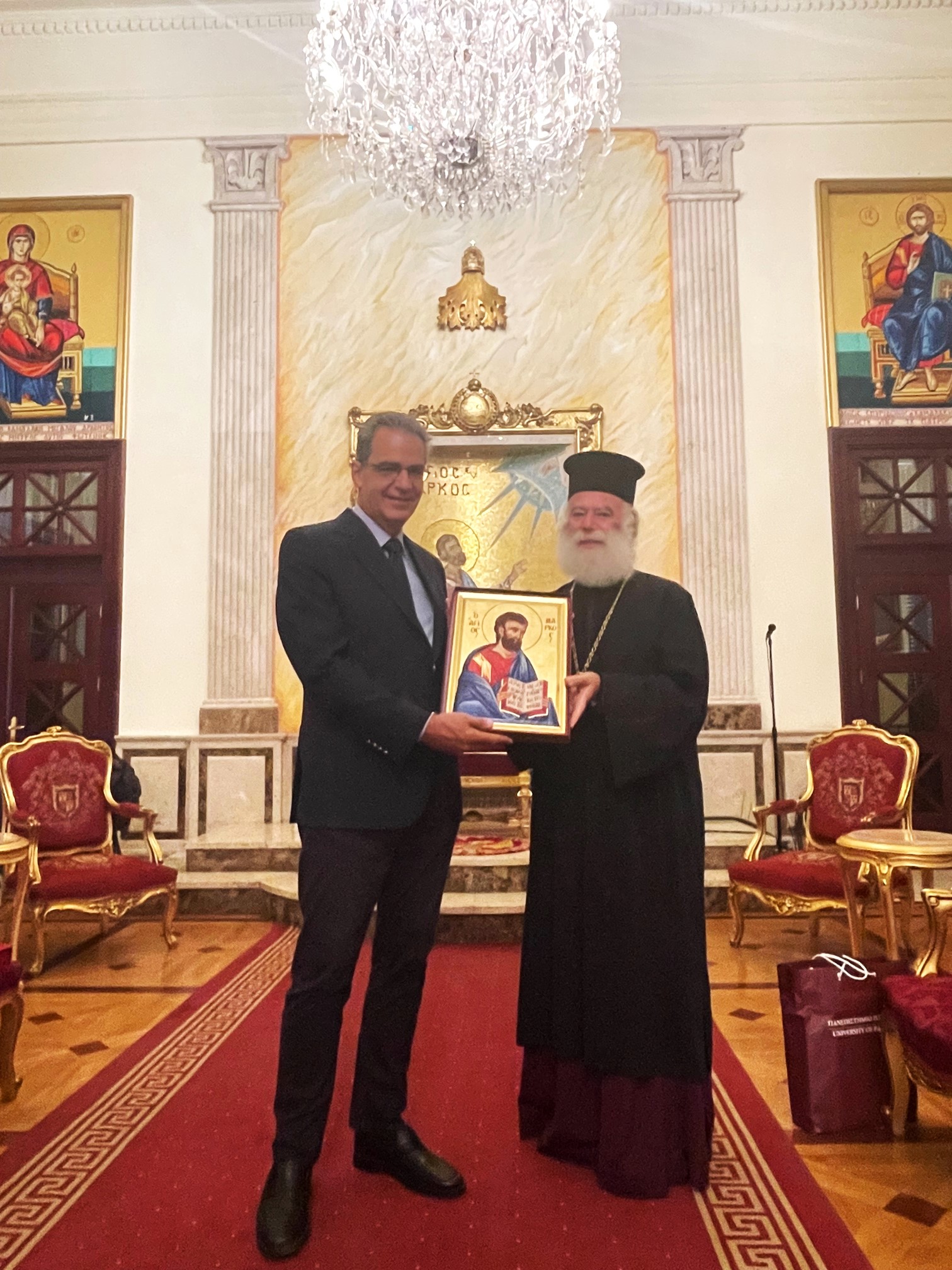 Επίσκεψη αντιπροσωπείας του Πανεπιστημίου Πατρών στον Πατριάρχη ...