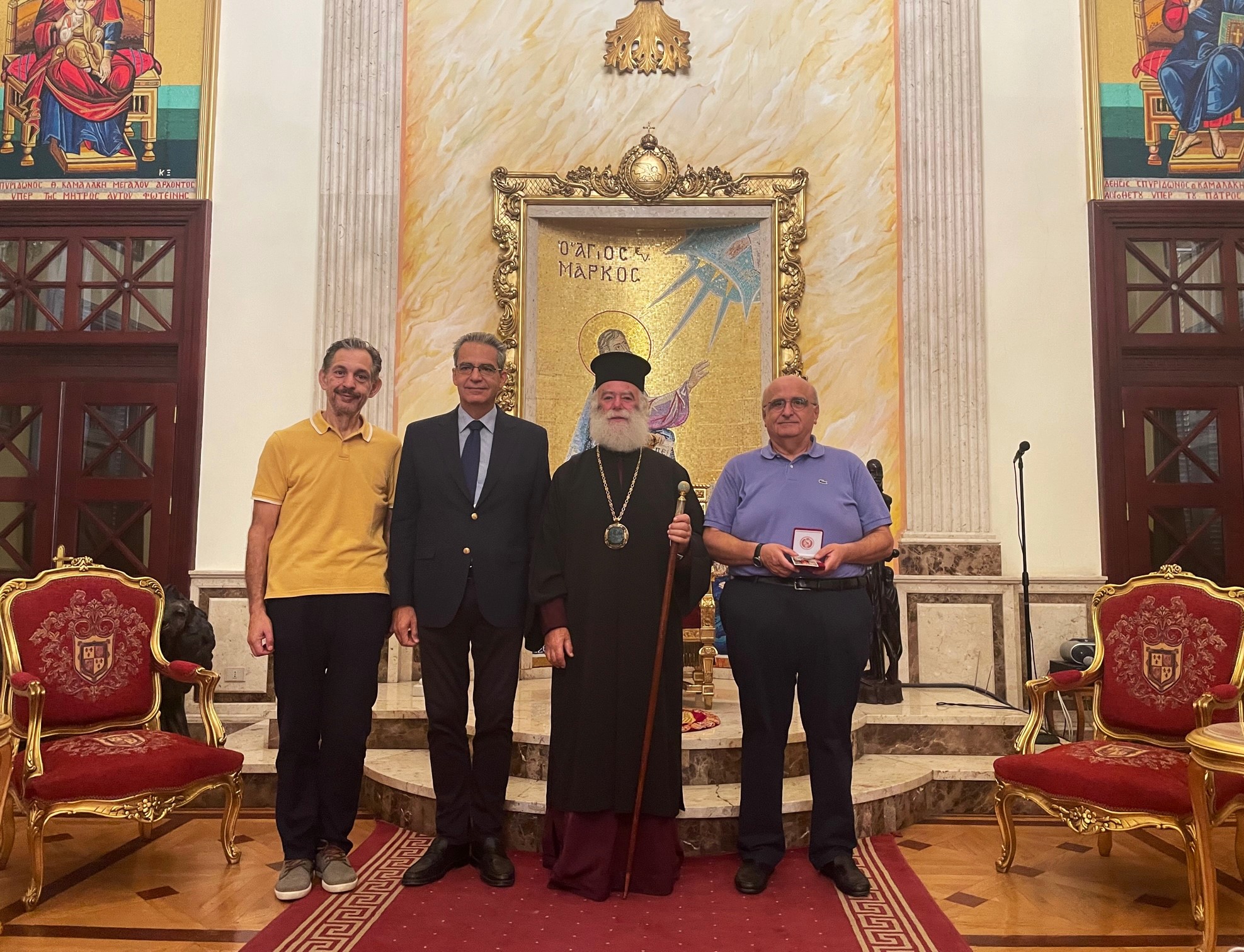 Επίσκεψη αντιπροσωπείας του Πανεπιστημίου Πατρών στον Πατριάρχη ...