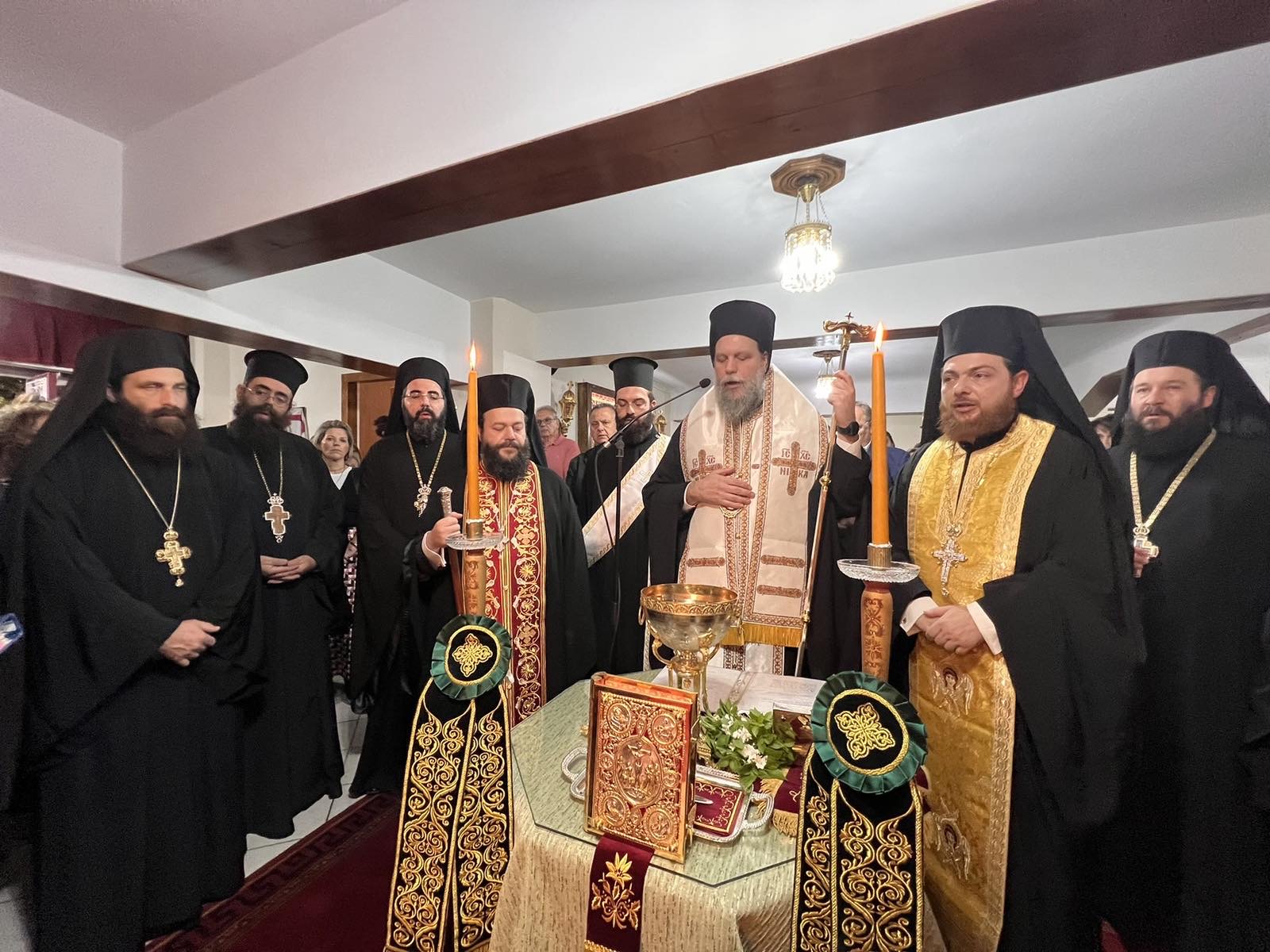 Θυρανοίξια Ιερού Παρεκκλησίου και Μέγας Εσπερινός Αγίου Νεκταρίου στη ...