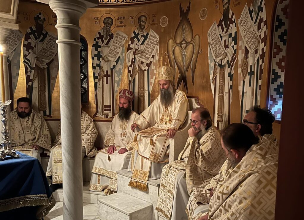 Αγρυπνία για την εορτή του Αγίου Πορφυρίου του Καυσοκαλιβίτου και των ...