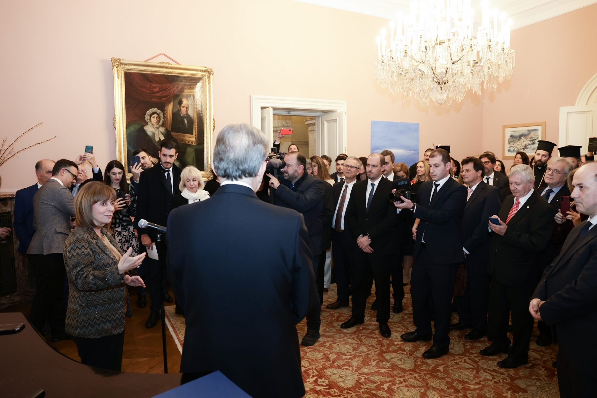 Η ΠτΔ Κατερίνα Σακελλαροπούλου παρευρέθηκε σε δεξίωση με ομογενείς της ...