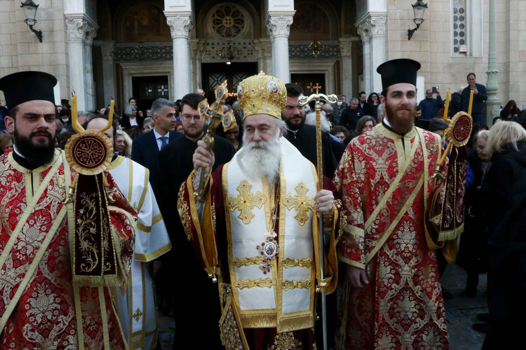 Η μνήμη της Αγίας Φιλοθέης της Αθηναίας στον Μητροπολιτικό Ιερό Ναό των ...